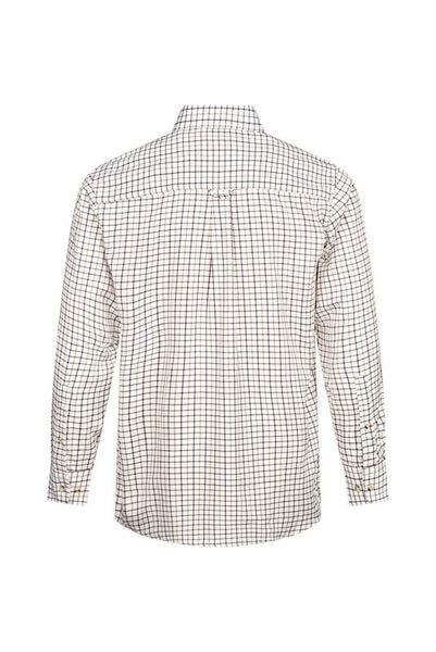 Regents View Men Tattersall Long Sleeve Shirt - SH1-3 Red ...
